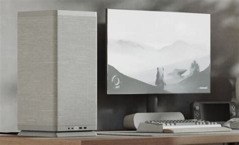 分形工艺fractal Design Mood 迷你 Itx 机箱，立柱塔式双舱结构、垂直风道、显卡竖置 发烧友