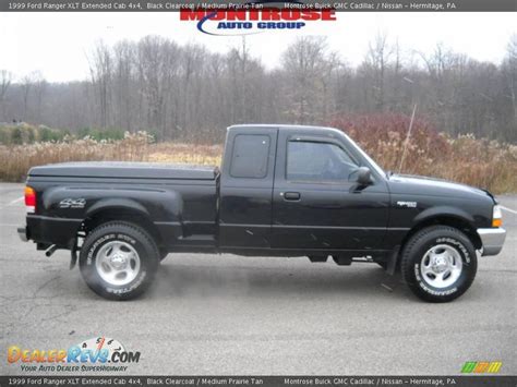 1999 Ford Ranger Xlt Extended Cab 4x4 Black Clearcoat Medium Prairie
