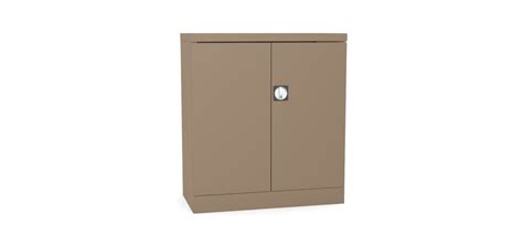 Low Office Cupboard Silverline Bisley Beige 2 Door
