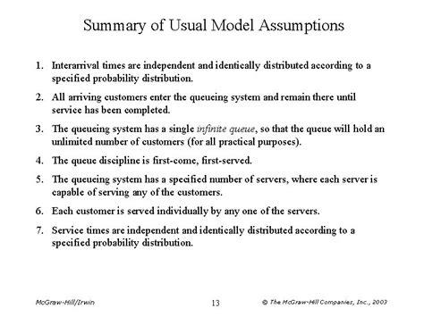 Table Of Contents Chapter 14 Queueing Models Elements