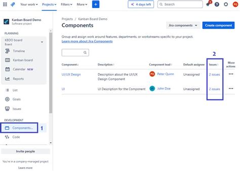 To Check The Issues Listed For A Component