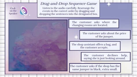 Drag And Drop Sequence Game Genially