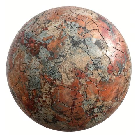 Cracked Colorful Textured Spherical Surface Premium Photo Rawpixel