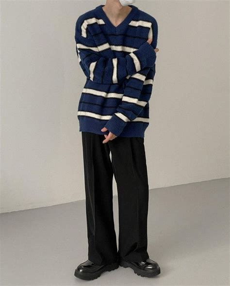 Zhou Notebook Lines Sweater 2xl Blue Outfit Inspirationen Outfit