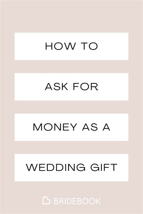 Wedding Etiquette Asking For Money