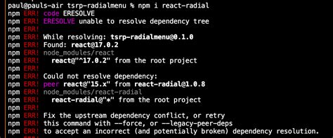 does not work with react 17 · issue 4 · modelab react radial · github