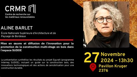 Presentation By Aline Barlet From The École Nationale Supérieure D