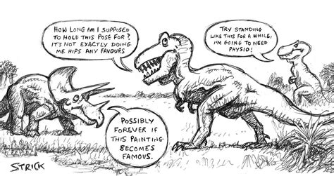 Classic Dinosaur Scene By Strick67 On Deviantart
