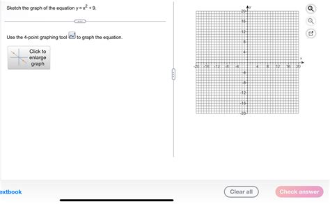 solved sketch the graph of the equation y x2 9e the