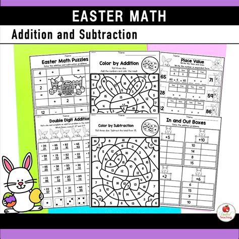Easter Math Worksheets 1st Grade Ronald Worksheets