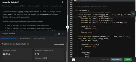 Gfg160 Geekstreak2024 Dsa Backtracking Sudokusolver Recursion