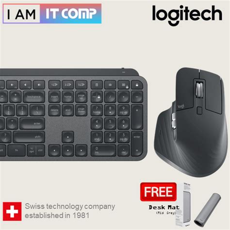 Exclusive Pack Logitech Mx Keys Advanced Wireless Keyboard Best Match With Logitech Mx