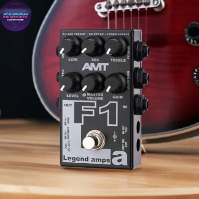 AMT Electronics M Guitar Pedal Preamp Cab Sim Distortion Reverb