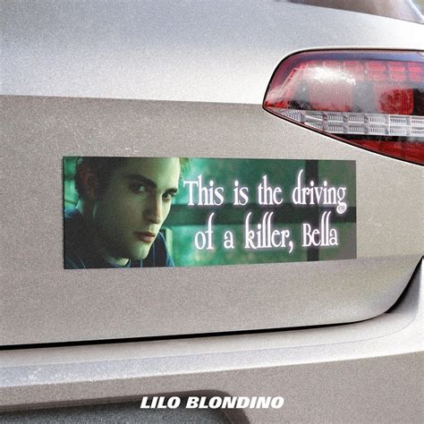 Funny Car Magnet Bumper Meme Sticker Edward Vinyl Sticker Funny Car Accesories Waterproof Car