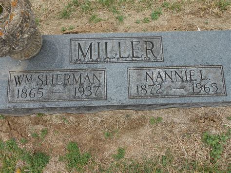 Nancy Louise Nannie” Gossman Miller 1872 1965 Find A Grave Memorial