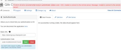 Unable To Save Authentication Code In Office 365 S Qlik Community