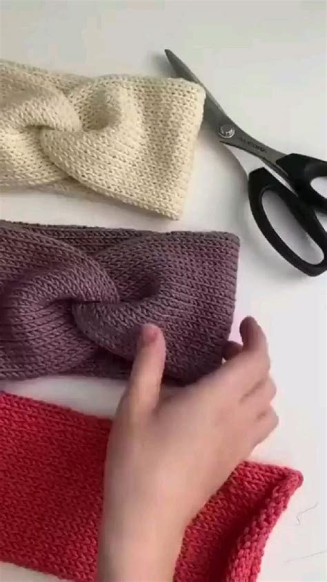 Пин от пользователя Юлия на доске Вязание Шаблоны вязаных головных повязок Схемы вязания