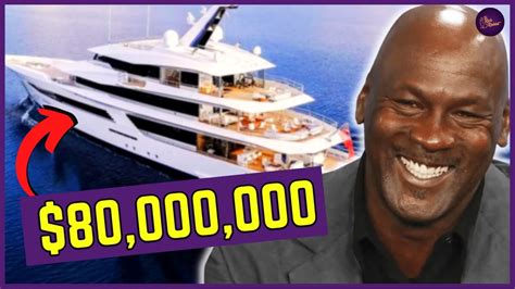 Inside Michael Jordans 80000000 Yacht With A Basketball Court Youtube