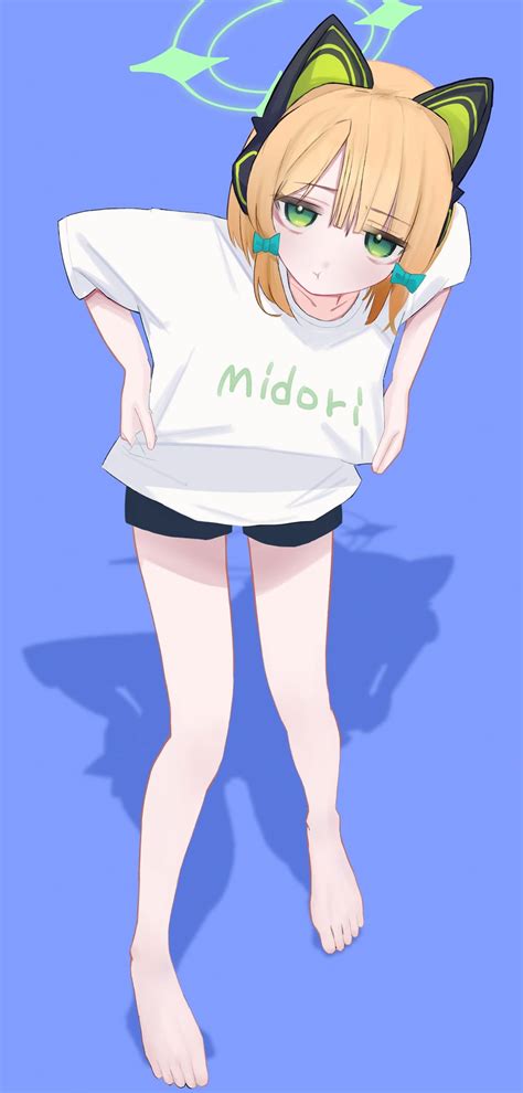 Midori Blue Archive Drawn By Mukooooou Danbooru
