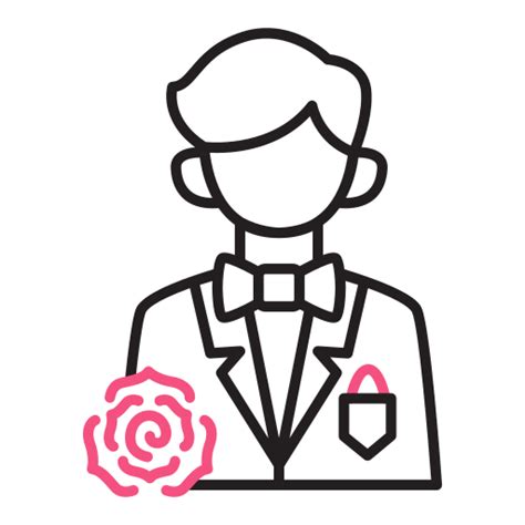 Groom Generic Color Outline Icon