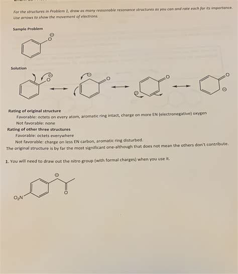 Solved For The Structures In Problem Draw As Many Reasonable Resonance Course Hero