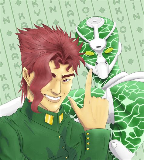 Fanart Kakyoin And Hierophant Green D Rstardustcrusaders