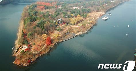 겨울 준비하는 춘천 남이섬