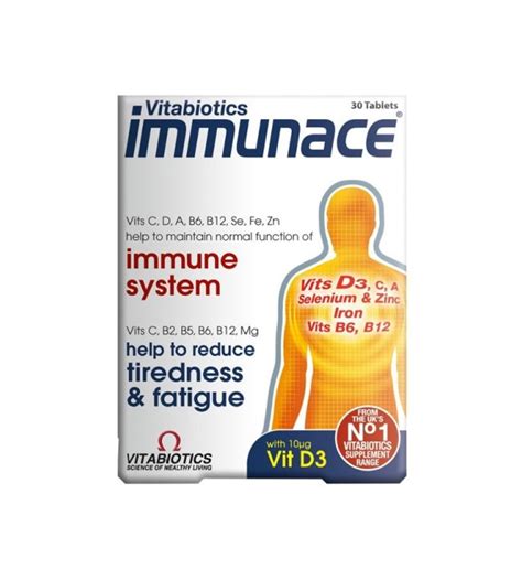 Vitabiotics İmmunace İmmune System 30 Tablets Eczarafi SaĞlik