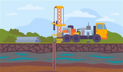 Mining Drilling Vector Art Icons And Graphics For Free Download