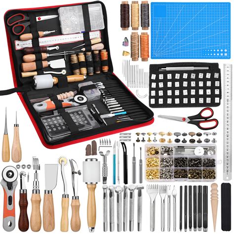 Socnitc Leather Tools Leather Kit Leather Working Kit