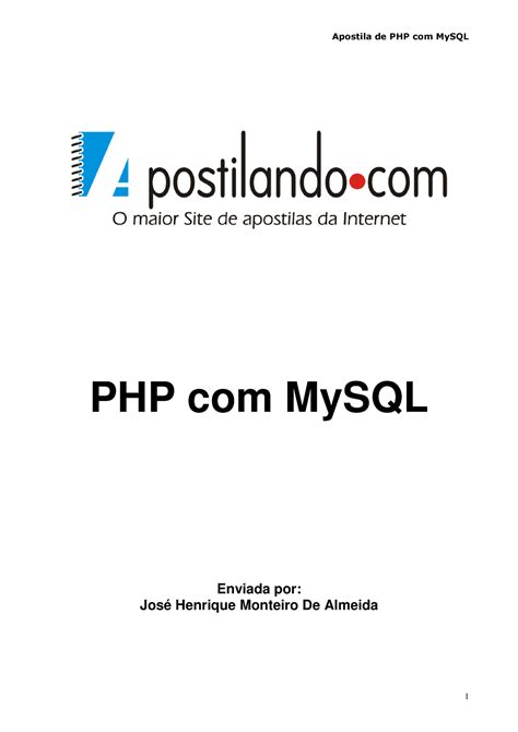 2464 php com mysql php com mysql enviada por josé henrique monteiro