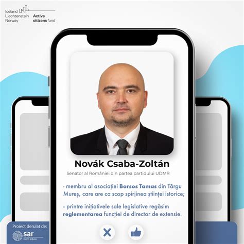 Novák Csaba Zoltán Senatorul Udmr Din Comisia De învățământ