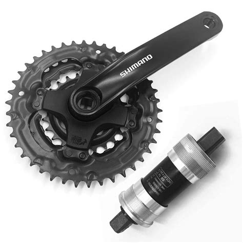 Multiplicación Shimano Tourney Fc Ty301 6 8v 243442d Y Eje Pedalé