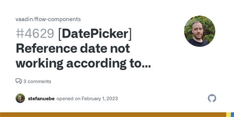 Datepicker Reference Date Not Working According To Documentation