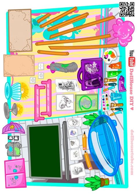 Как сделать бумажный кукольный домик для кукол ЛОЛ Распечатай и играй Paper