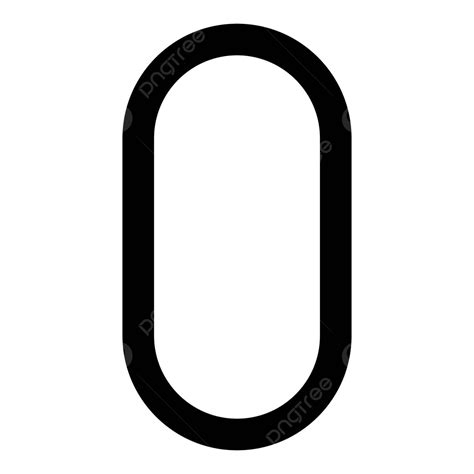 Flatstyle Vector Illustration Of A Black Toothless Icon For A Belt Used