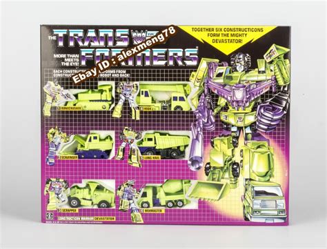 Transformers Vintage G1 Constructicon Devastator 6 Figure Collection