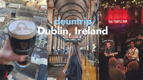 🇮🇪 아일랜드 혼자여행 브이로그 더블린 롱룸 아이리시 커피 아이리시 브렉퍼스트 기네스 스토어하우스 킬만햄골 템플바 Youtube