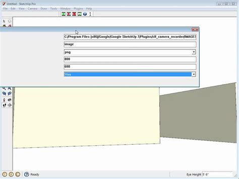 Camera Recorder Sketchup Plugin YouTube
