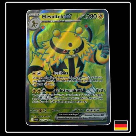 Elevoltek Ex Full Art 212182 Pokemon Ewige Rivalen Pokedirris