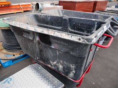 2 Rolling Trash Bins Roller Auctions