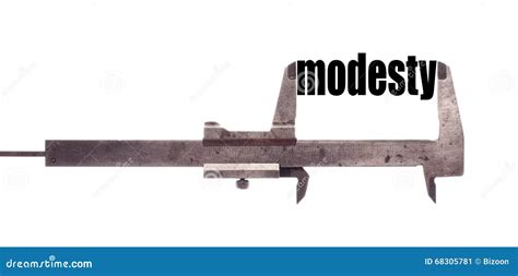 Small Modesty Concept Stock Image Image Of Caliper Exact 68305781
