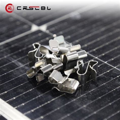 304 Stainless Steel Photovoltaic Clamp Pv Wire Solar Cable Clip For