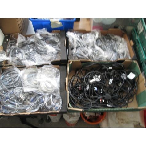 Four Boxes Of Assorted Cables