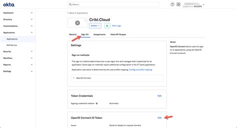 Oidcokta Setup Example Cribl Docs