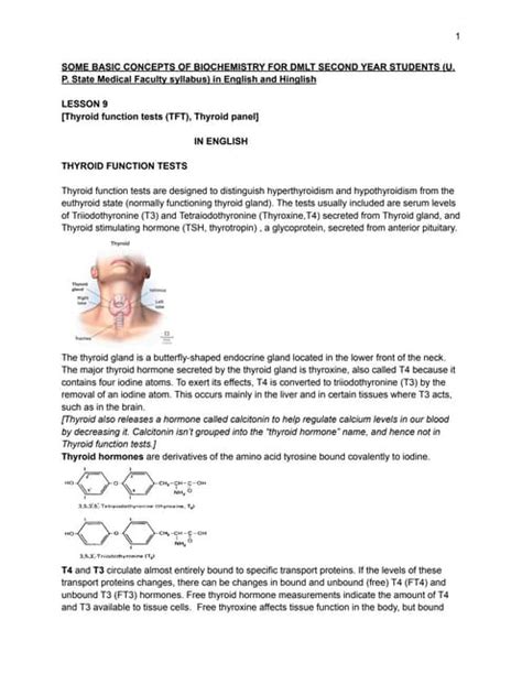 Thyroid Function Tests Tft Pptx Thyroid Disorders Endocrine And Metabolic Diseases