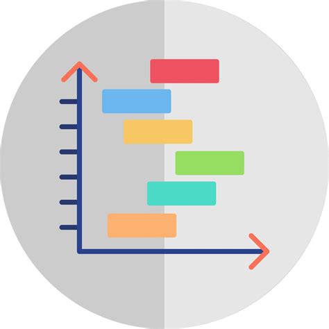 Gnatt Chart Flat Scale Icon Design 43889406 Vector Art At Vecteezy