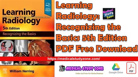 Learning Radiology Recognizing The Basics 5th Edition Pdf Free
