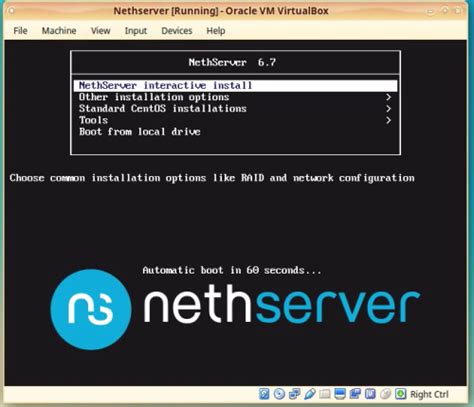 Howtocreateanethservervirtualboxinstance Nethserver Wiki