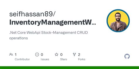 Github Seifhassan89inventorymanagementwebapi Net Core Webapi Stock Management Crud Operations